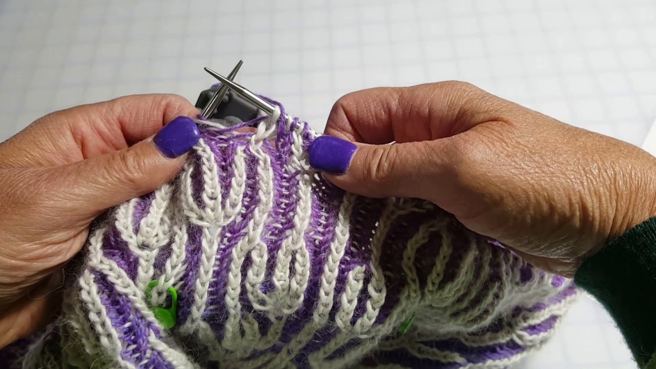 One Pass Brioche with the Knit Assist Ring Part 1 - YouTube