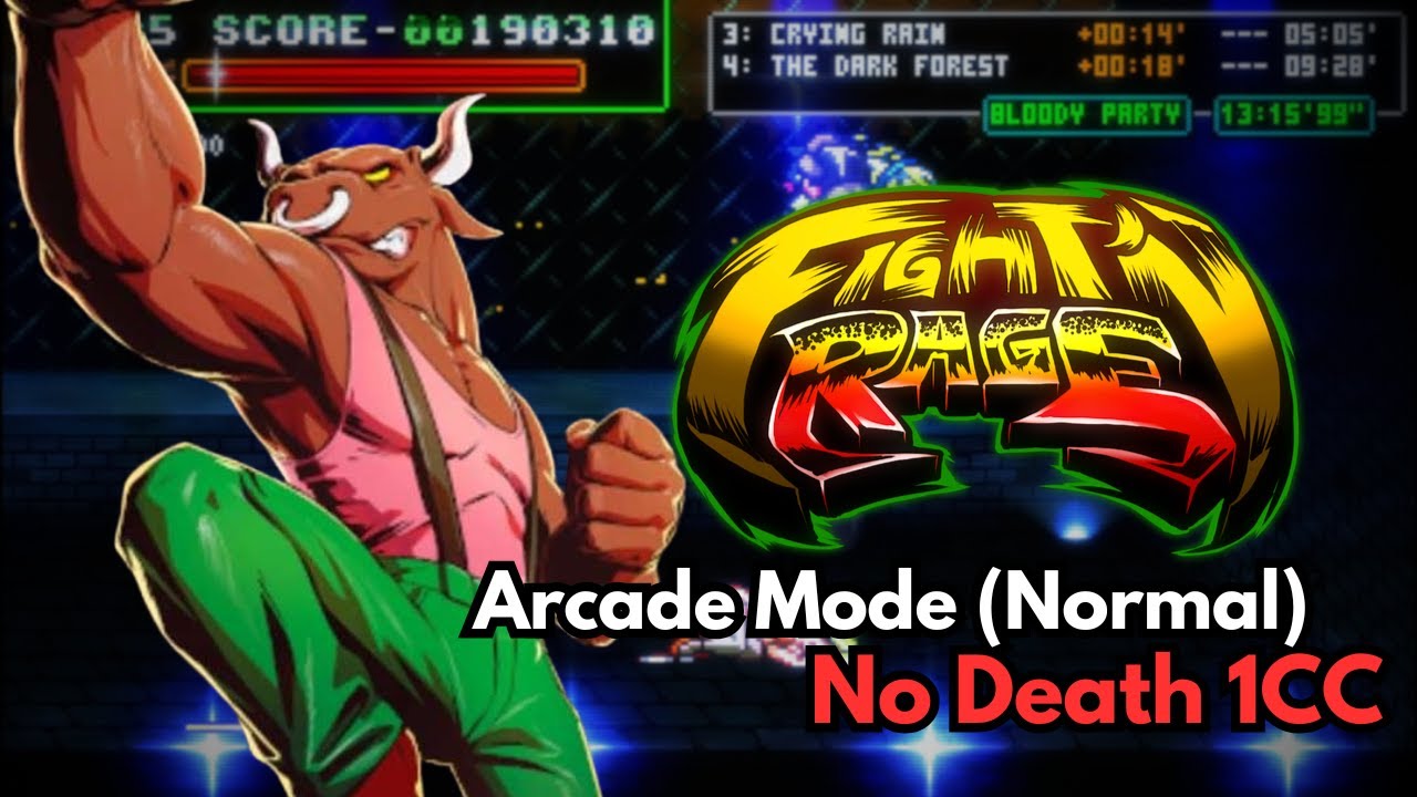 Fight'n Rage (Arcade) - Ricardo *No Death 1CC* (Normal) - YouTube