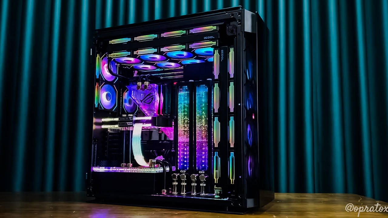 PC assembly Full coverage split water cooling - let’s count how many ...