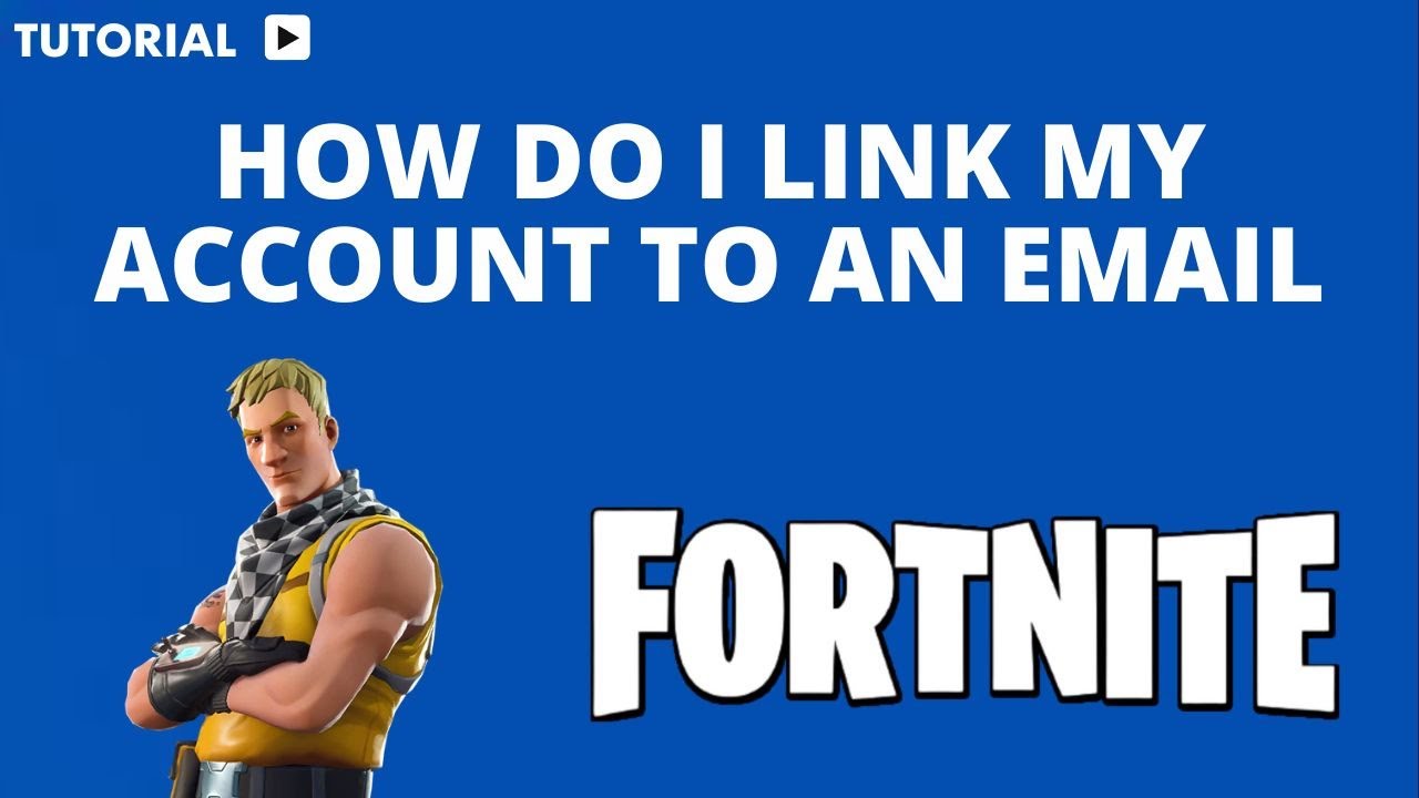 How do i link my Fortnite account to an email - YouTube
