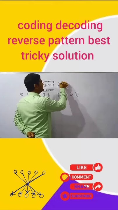 coding decoding reverse pattern best tricky solution #trickyreasoning ...