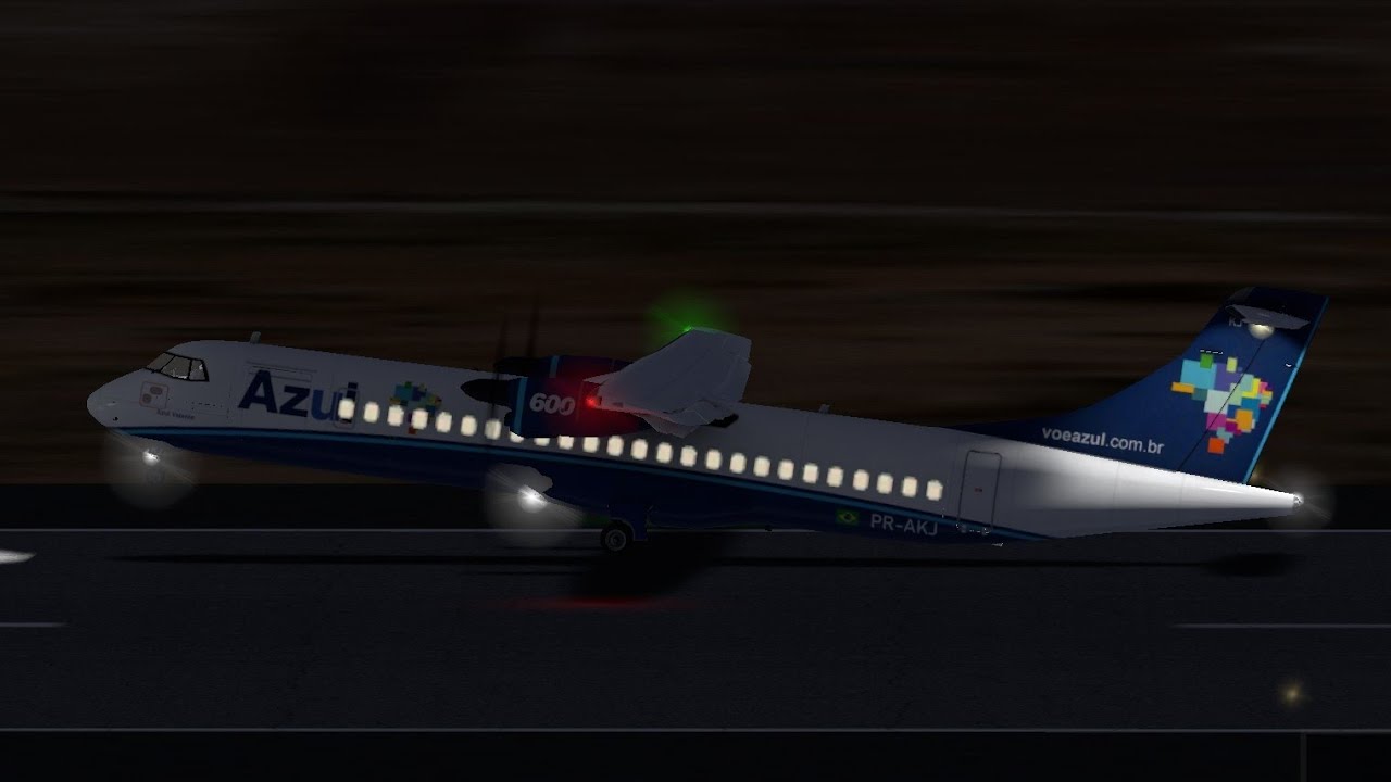 RFS 2.5.9 Ao Vivo!|Recife A Natal Com Um ATR 72 Da Azul Linhas Aéreas ...