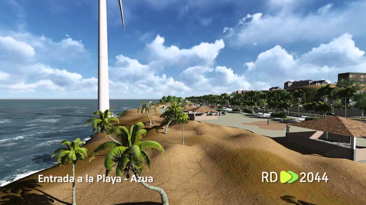 Entrada a la Playa AZUA - YouTube