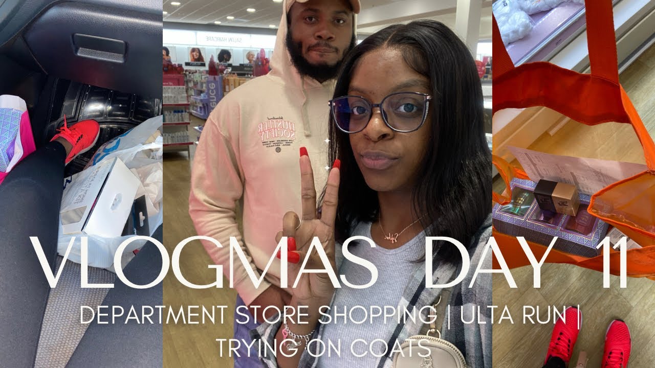 VLOGMAS DAY 11 | DEPARTMENT STORE SHOPPING | ULTA RUN | LIFE WITH SYVON ...