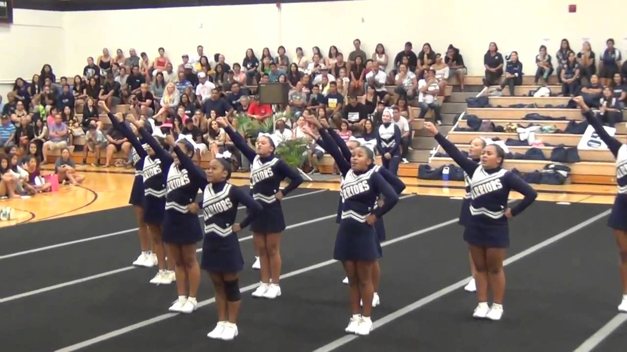 Jaelyn Domingo Kamehameha Intermediate Cheer Competition 10/5/13 - YouTube