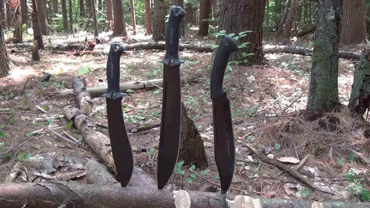 Small Machete Shoot Out Part 4 - YouTube