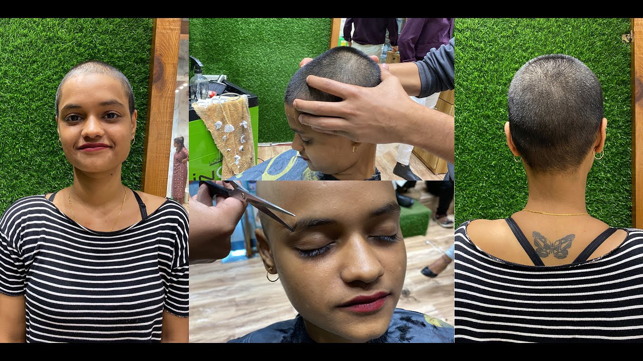 Brave & Beautiful: Girl's Head Shave Transformation|We did headshave ...