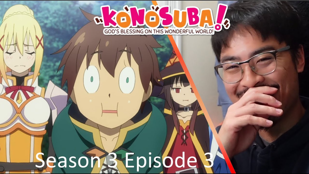 Kazuma Is Too Much! Konosuba Season 3 Episode 3 Reaction - YouTube