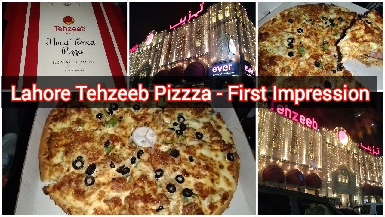 Tehzeeb Pizza in Lahore | BBQ Pizza Review | MMalam Lahore - YouTube