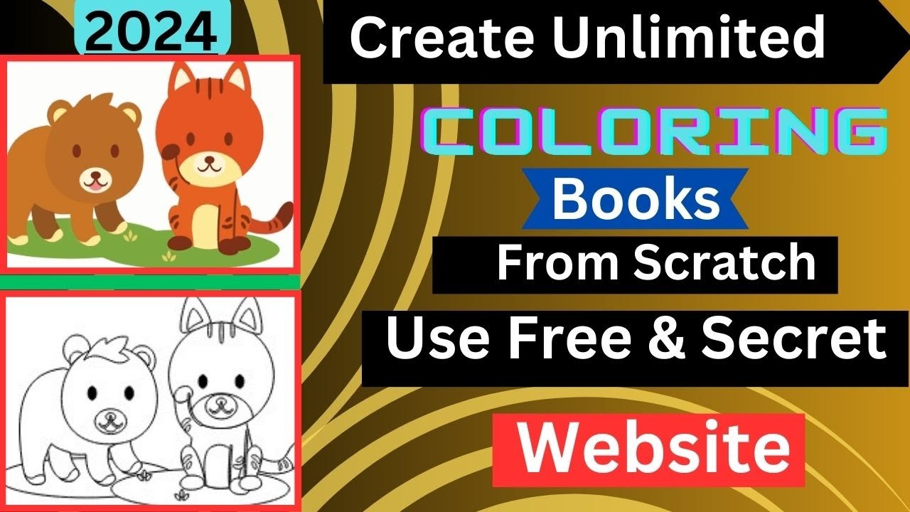 How To Create Unlimited Coloring Book From Scratch Amazon KDP| Scratch ...