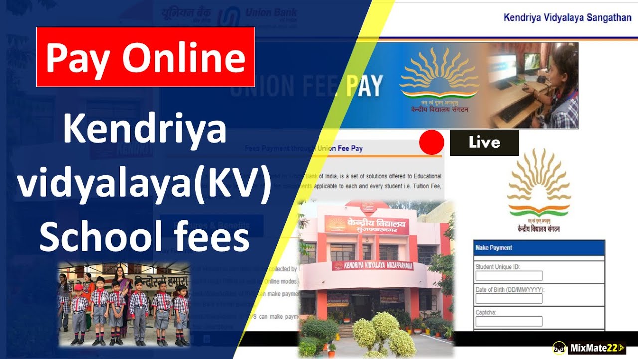 How to Pay kendriya vidyalaya-KV fee online |Ghar baithe jama kare ...