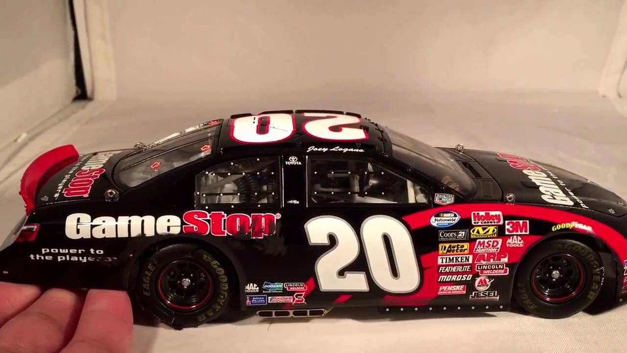 Review: 2008 Joey Logano #20 GameStop Toyota Kentucky Win 1/24 QVC ...