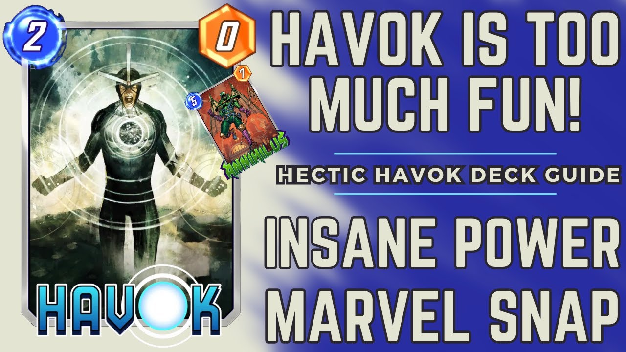 HETIC HAVOK = TOO MANY CUBES | Marvel SNAP | Hectic Havok Deck Guide ...