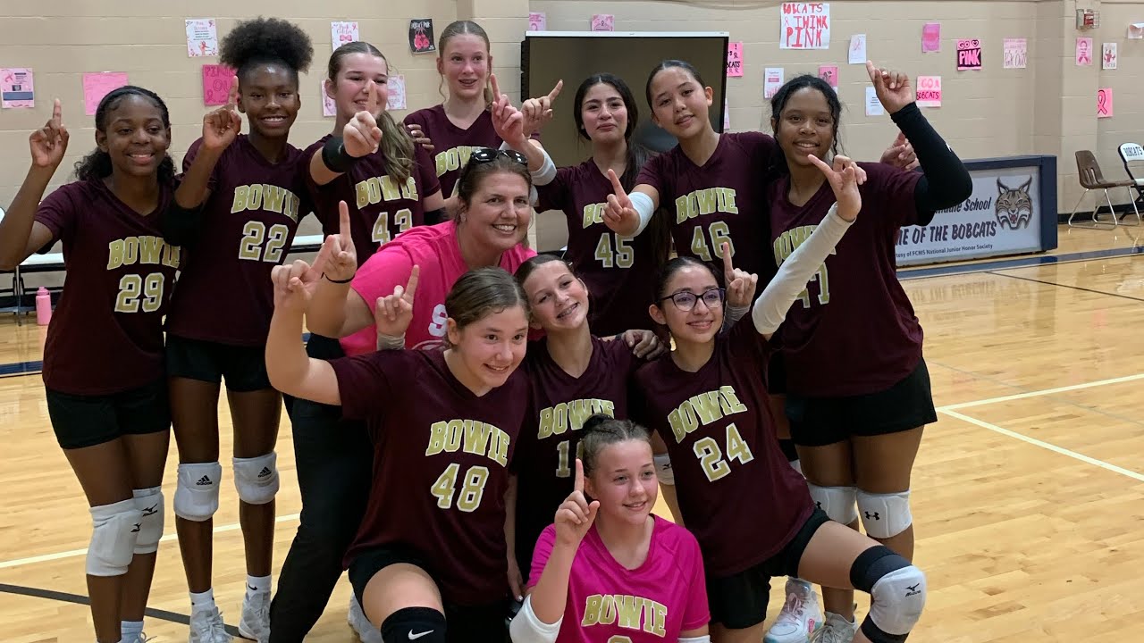 10/07/2024 8A Bowie middle school vs First Colony middle school set 2 ...