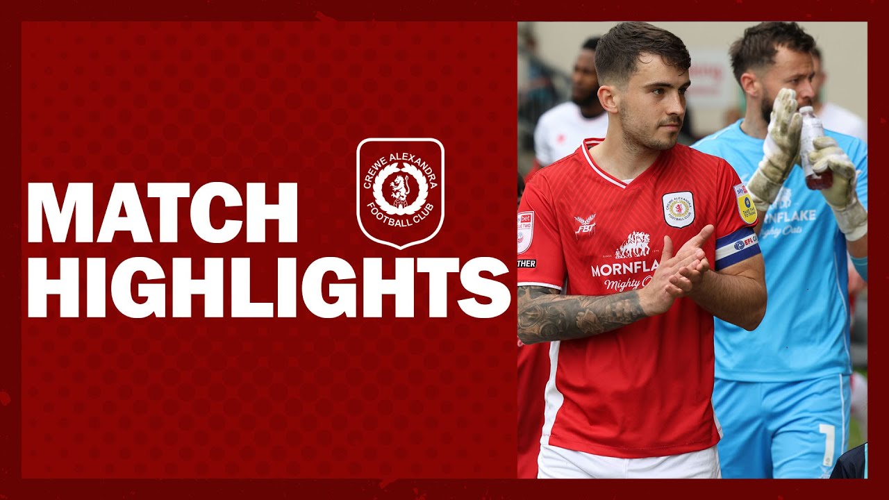 22-23 HIGHLIGHTS | Crewe Alexandra 2-0 Walsall - YouTube