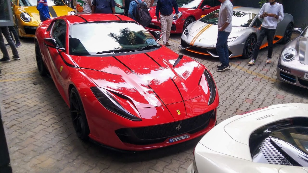 Supercars Meetup in Bangalore | Ferrari SF90, 812SF, 488 Pista ...