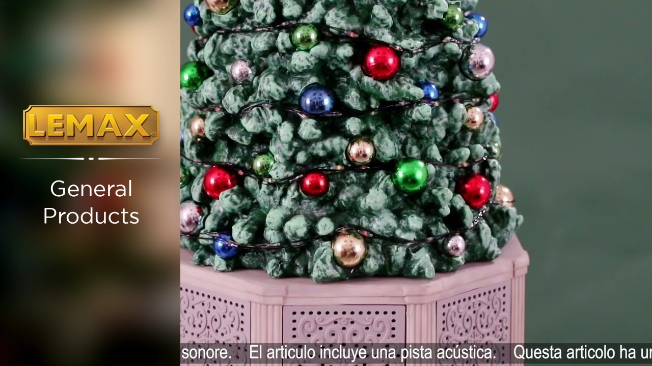 Lemax 54580 HAVE A BLUE (TOOTH) CHRISTMAS (TREE) - YouTube