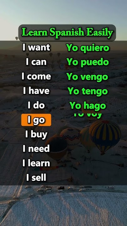 SPANISH VOCABULARY Intermediate/Learn the Most useful Spanish ...