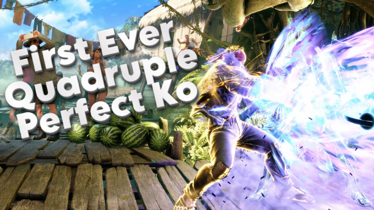 The First Ever Quadruple Perfect Ko In Street Fighter 6? - YouTube