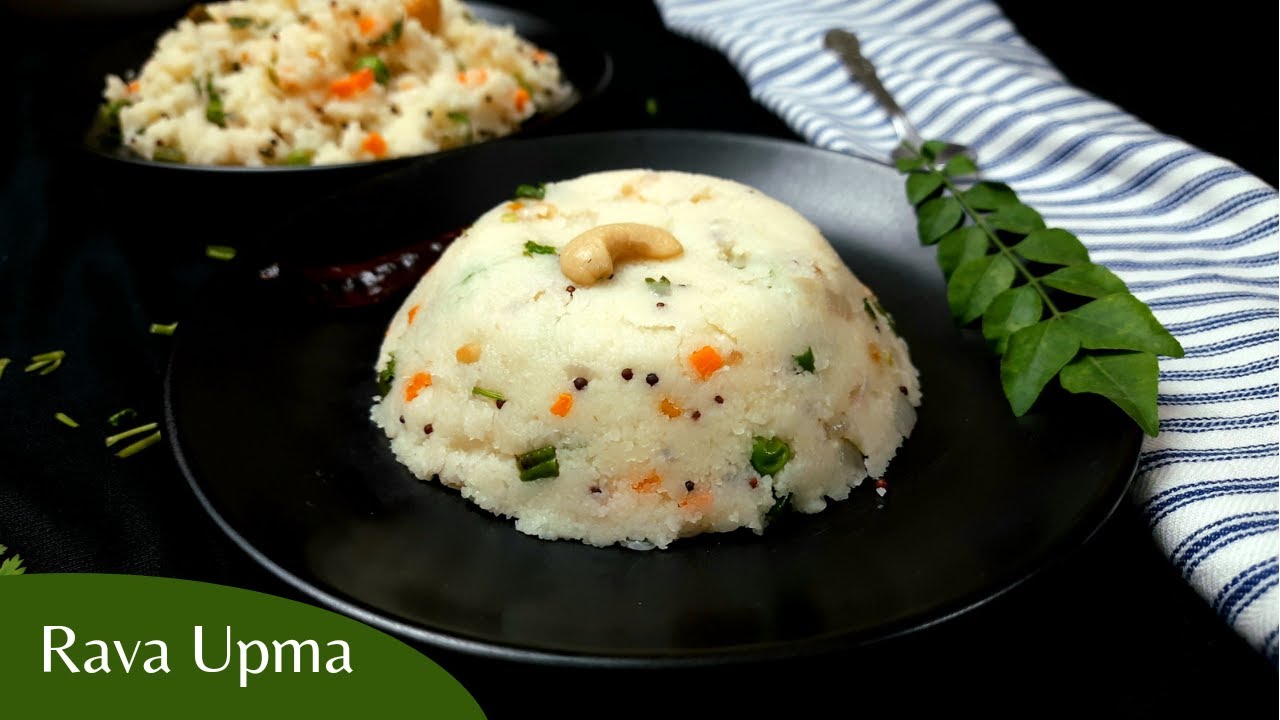 Upma Recipe / Vegetable Rava Upma / Suji Upma / How to Make Perfect ...