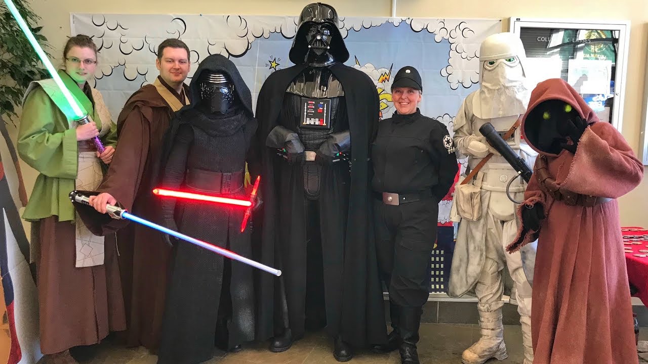 Darth Vader and Troops from the Alaskan Garrison visit the JBER Comic ...
