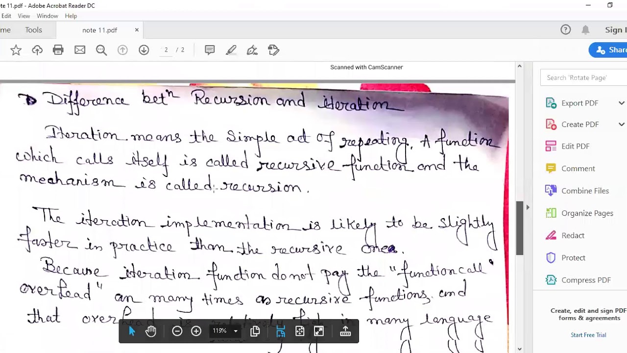 Recursionesccseprogramming For Problem Solvingbtech2019sec A 9247