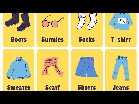 Clothes name|Clothes names Hindi and English| dresses name|कपड़ों के ...
