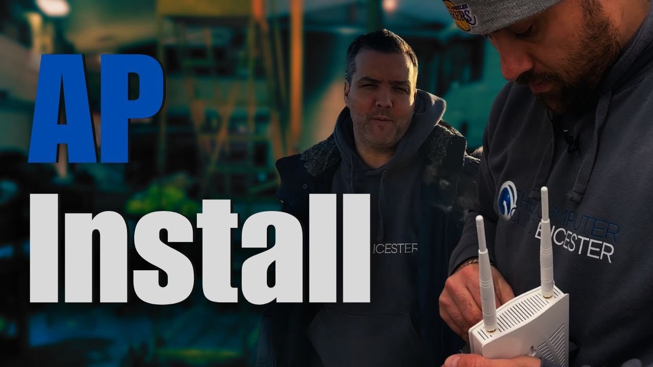 Back again for a AP installation and server tidy ! - YouTube