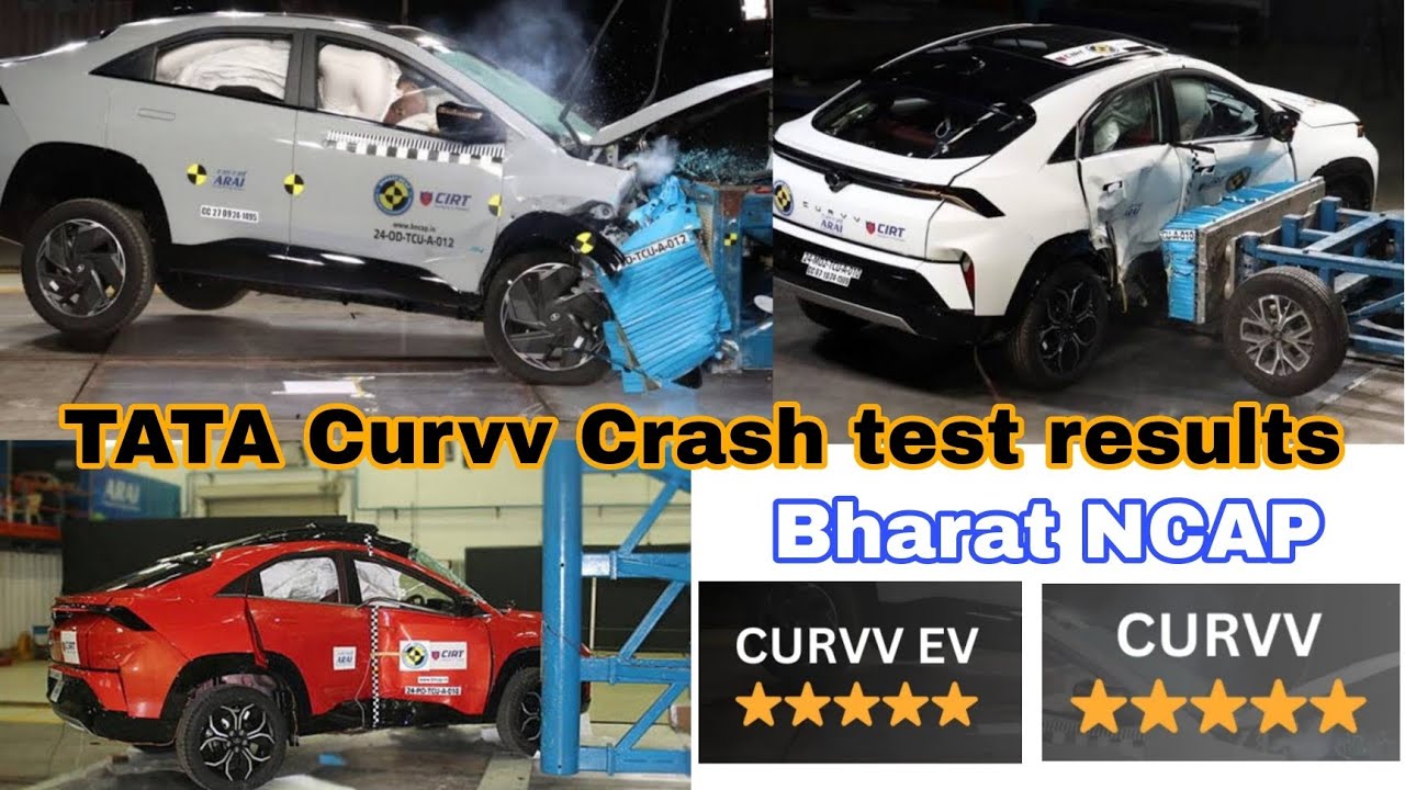 TATA Curvv Crash test in Bharat NCAP #tata #automobile #technology # ...