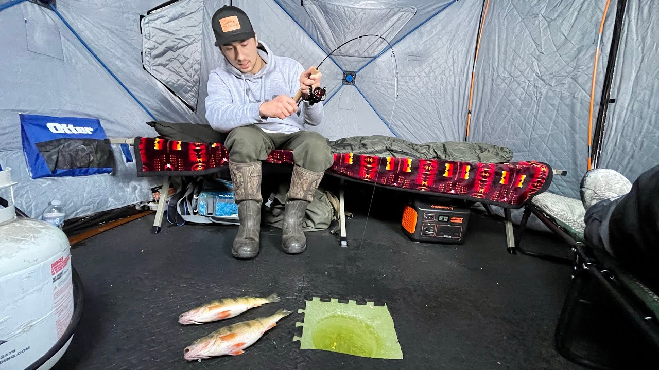 Ice Camping for 72 Hours In Dangerous Cold Temps! - YouTube