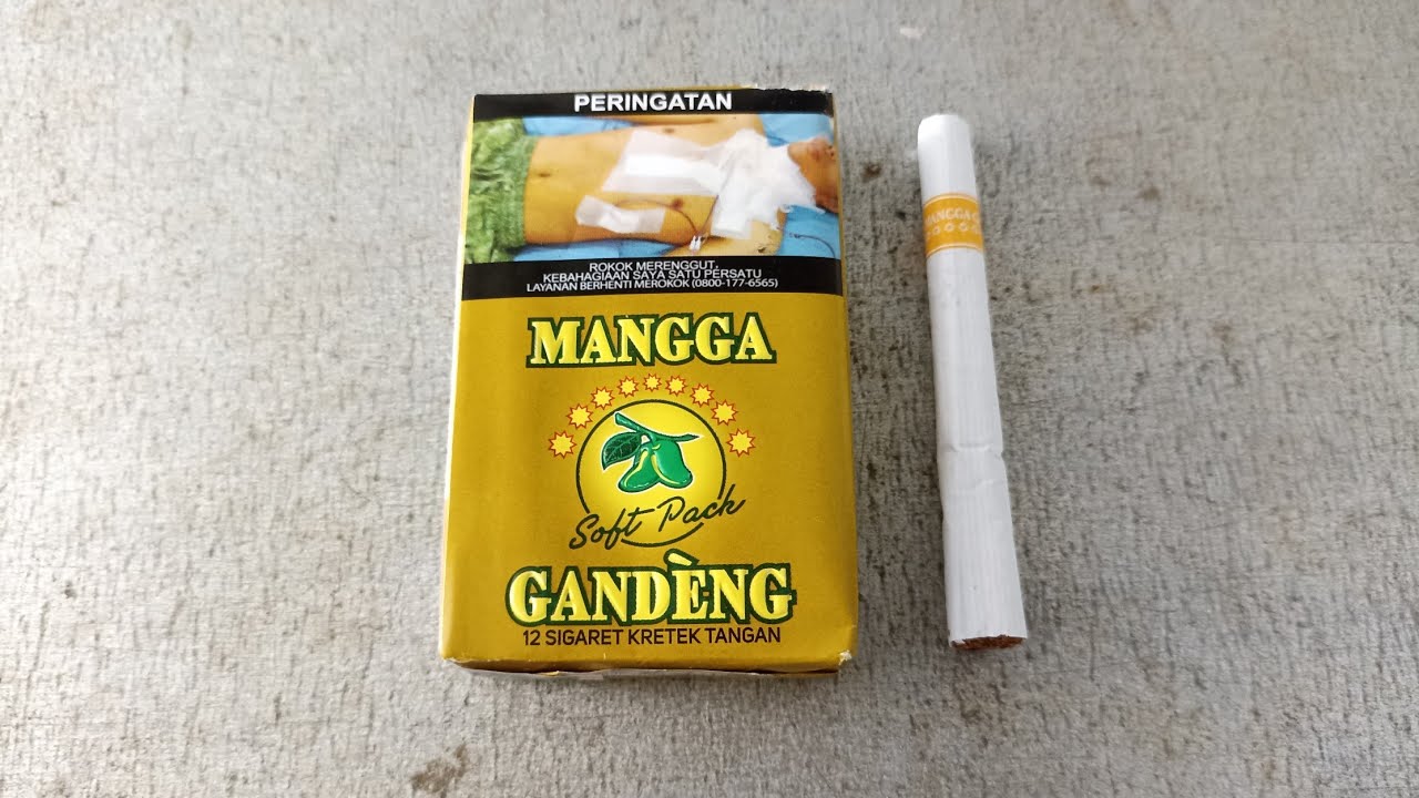 REVIEW ROKOK MANGGA GANDENG | 12 Batang Rokok Kretek Gurih Berisi - YouTube