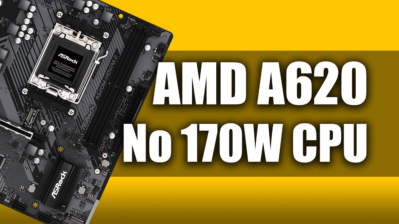 AMD A620 Chipset Motherboard - something you need to know! - YouTube
