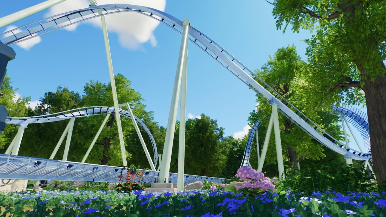 First creation in Planet Coaster 2!! - B&M Surf - Riptide - YouTube