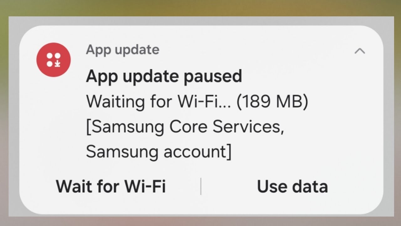 App update paused samsung phone app update paused problem - YouTube