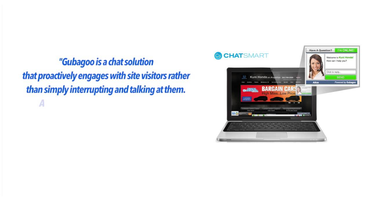 CHATSMART™ - Live Chat For Dealerships - Review & Infomercial - Gubagoo ...