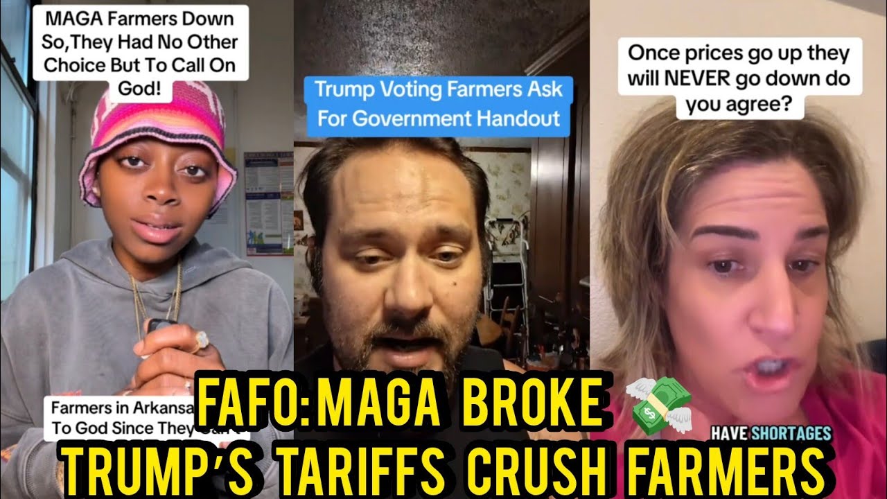 “FAFO: MAGA Farmers REGRET as Trump’s Tariffs Leave Rural States BROKE ...