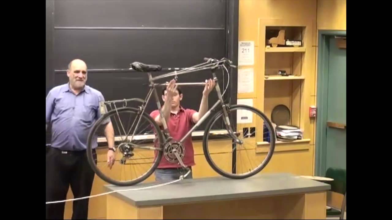 pull on a bicycle wheel - YouTube