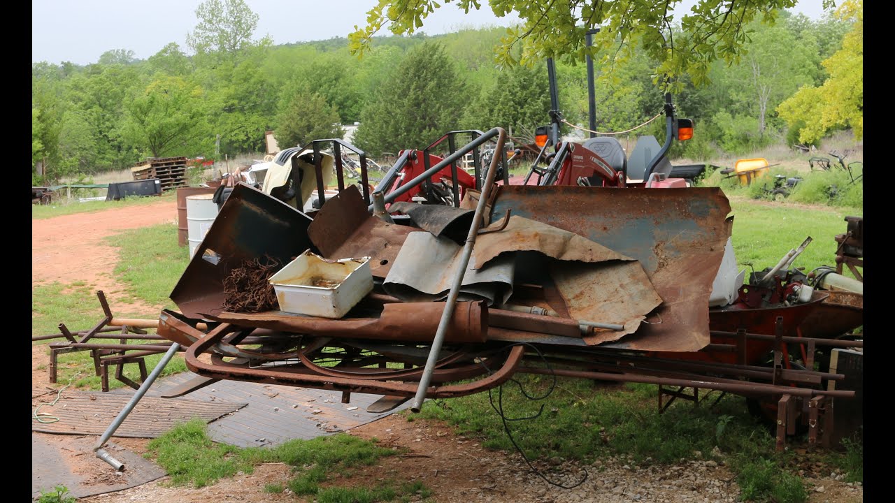 Cutting up a Bunch of Scrap Short Iron and Getting the Trailer Loaded ...
