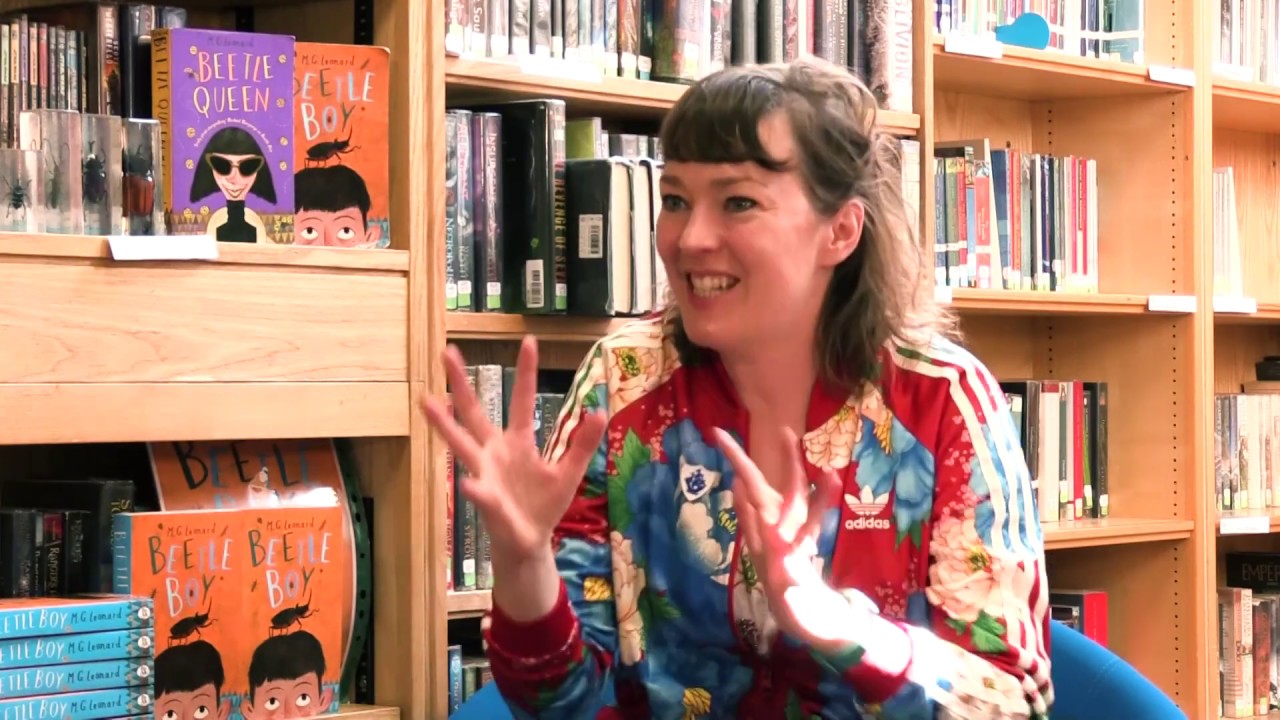 Interview with M. G. Leonard about writing - YouTube