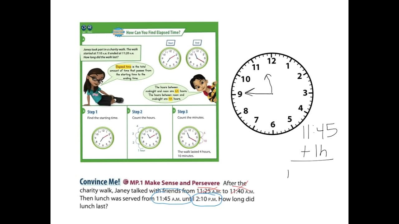 14-2 Units of Time: Measure Elapsed Time - YouTube