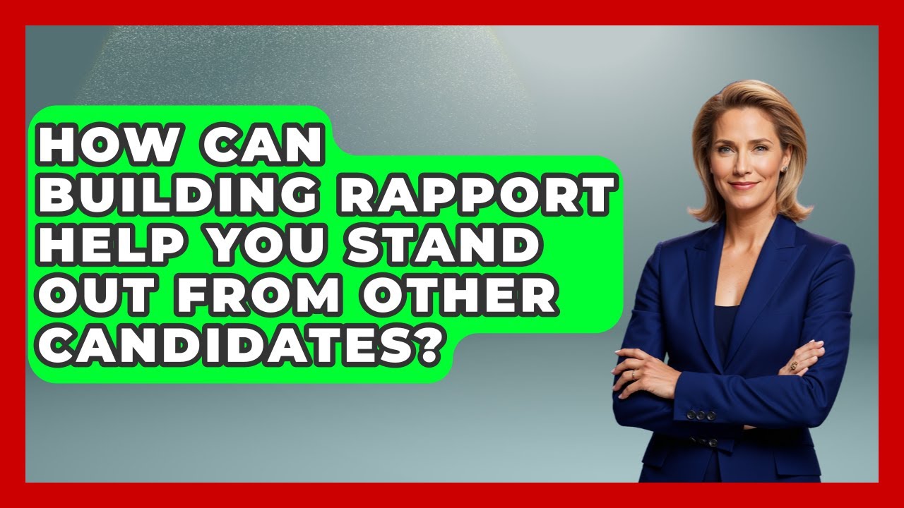 How Can Building Rapport Help You Stand Out From Other Candidates ...