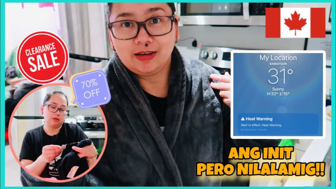 MAY HEAT WARNING PERO NILALAMIG?!?! | CLEARANCE SALE SHOPPING | BUHAY ...