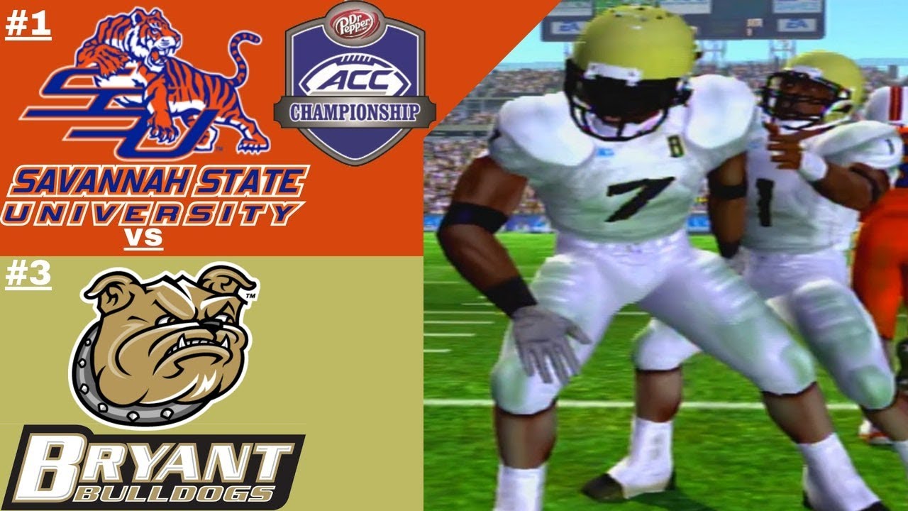 NCAA Football 06 FCS Dynasty | ACC Championship #3 Bryant Bulldogs vs ...