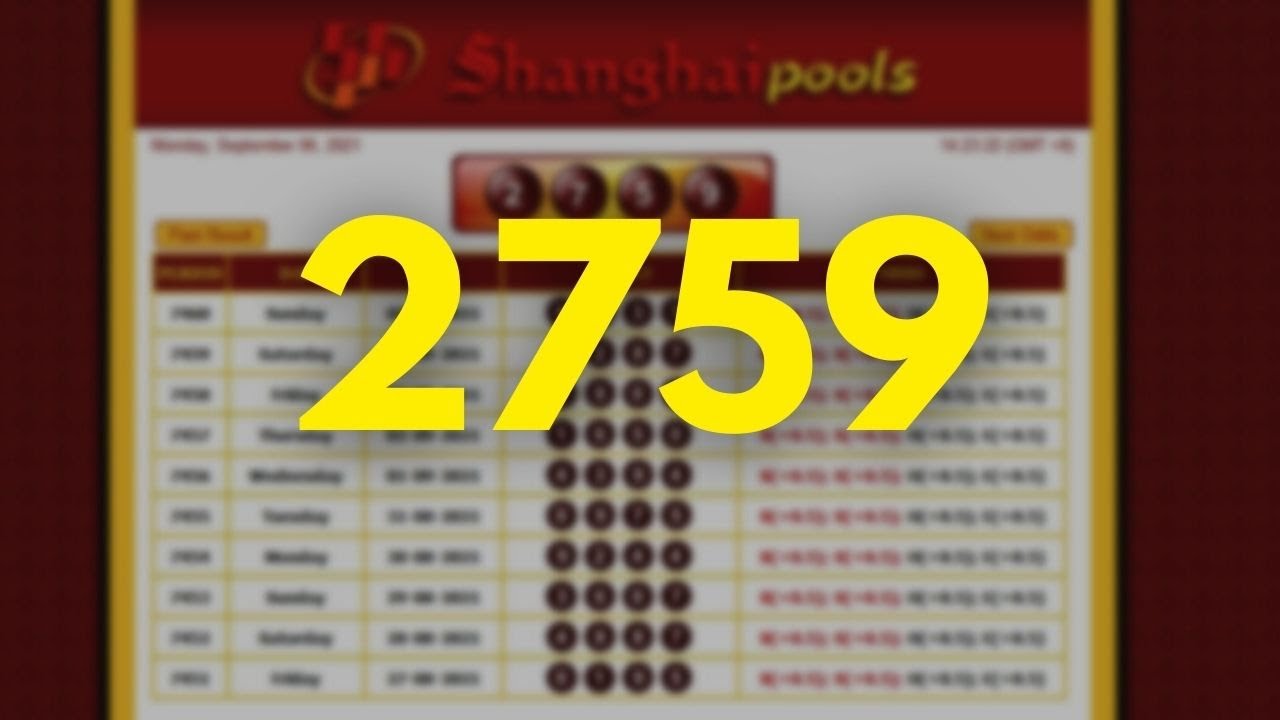 PREDIKSI SHANGHAI POOLS HARI INI 07 SEPTEMBER 2021 - RUMUS 2D SHANGHAI ...