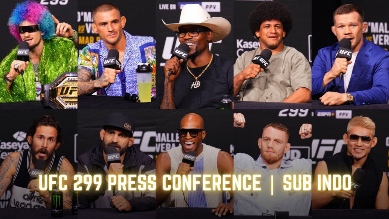 [SUB INDO] Press Conference UFC 299 | #UFC299 - YouTube