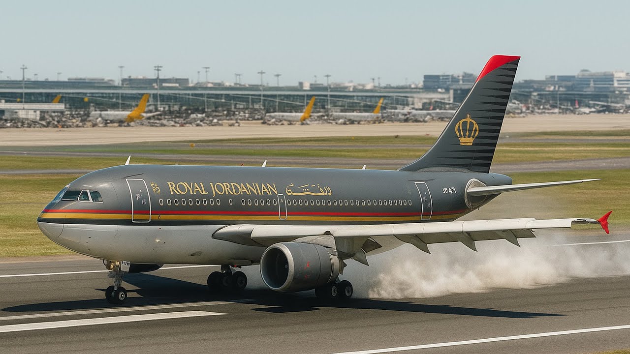 Perfect Touchdown – Royal Jordanian A310 in Clear Weather - YouTube