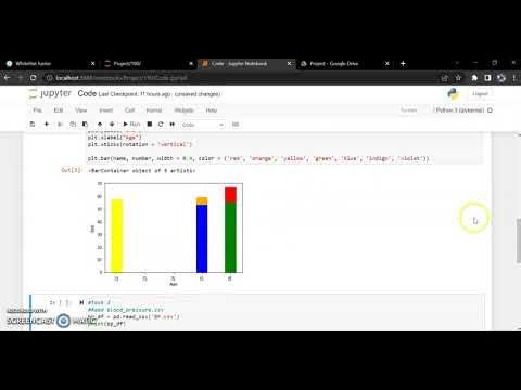 Darsh Garg / Project - 189 (Health Graph) / WhiteHat Jr / Python Coding / Jupyter Notebook - YouTube