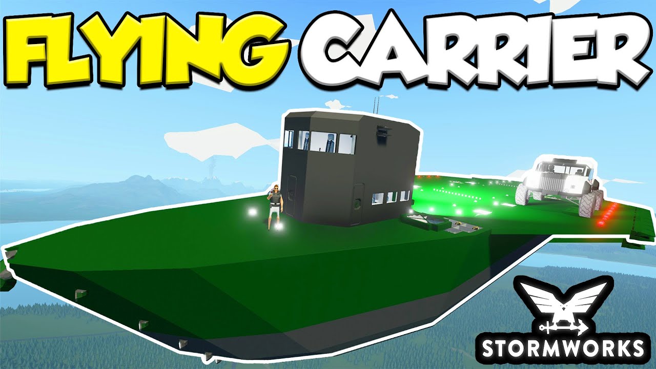 FLYING AIRCRAFT CARRIER! - Stormworks Top Creations - Stormworks Search ...