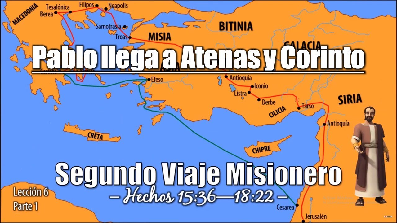 Pablo llega a Atenas y Corinto | 🌍 DE TARSO A ROMA CON PABLO 🌍 #15 ...