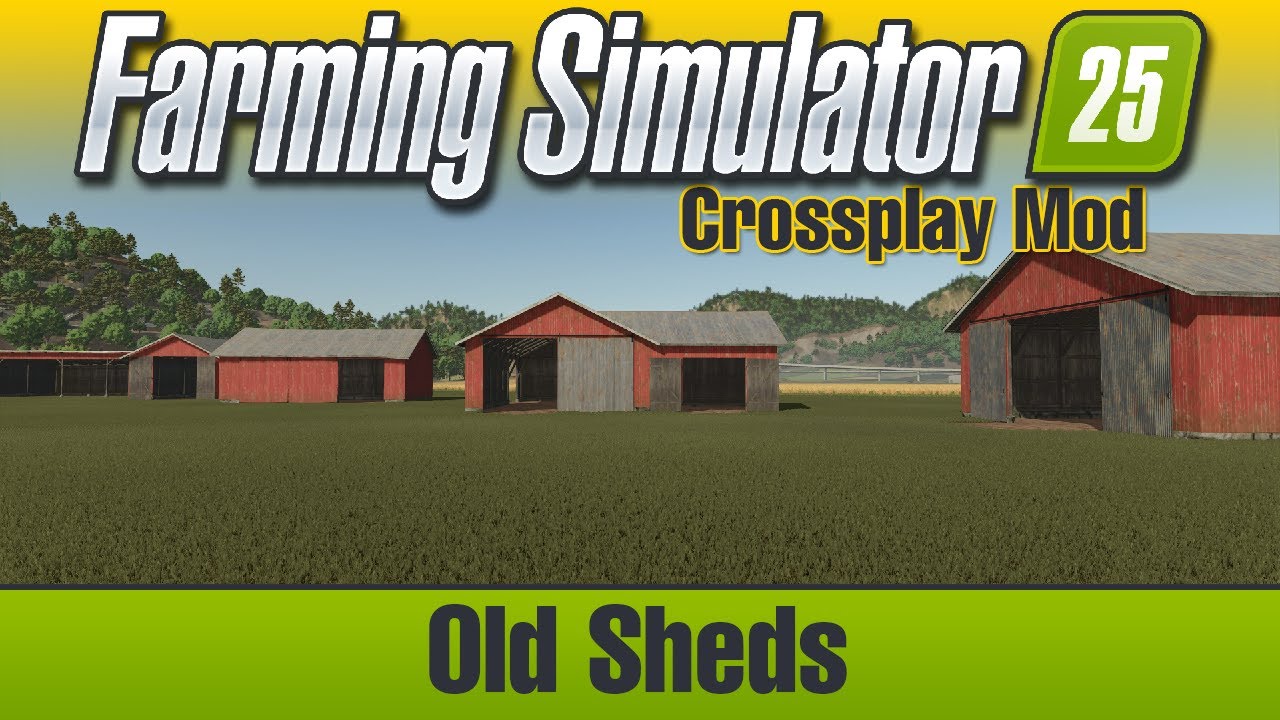 Old Sheds - FS25 Mod - YouTube